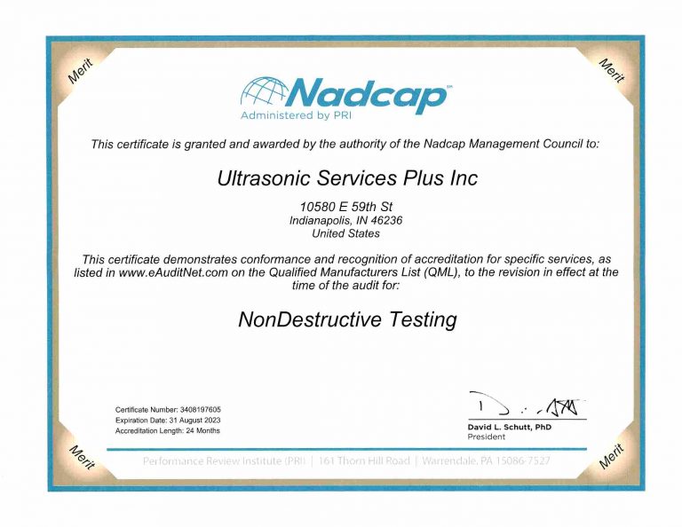 Ultrasonic Service Plus - Nondestructive Testing (NDT)